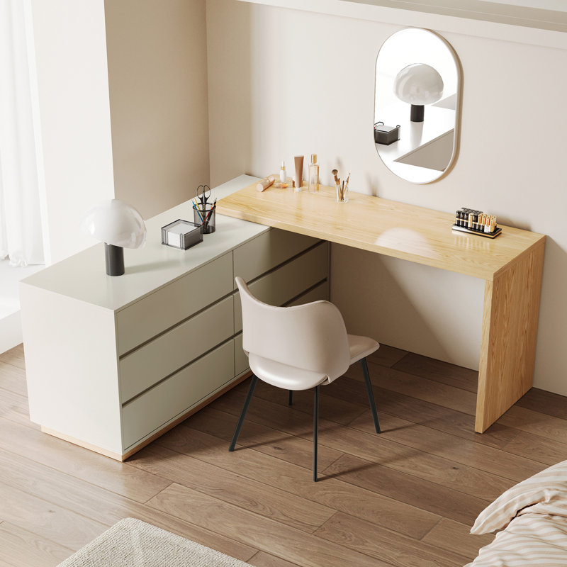 Modern dressing table with drawers store